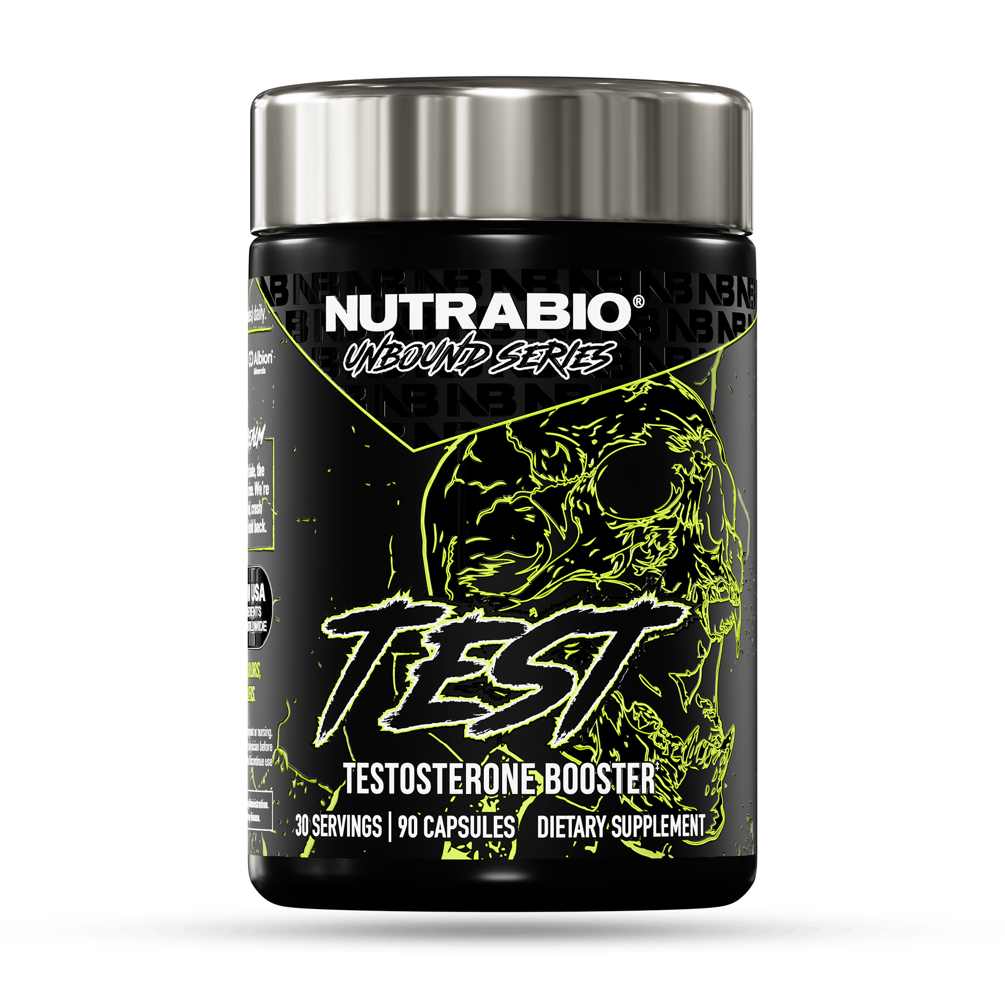 Nutrabio Unbound Series Test 90 Caps - Natural Testosterone Booster | Suppz