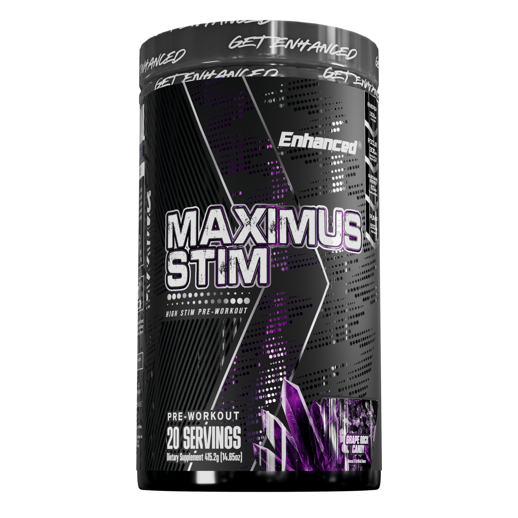 Enhanced Labs Maximus Stim Pre-Workout - High Stim Energy & Focus