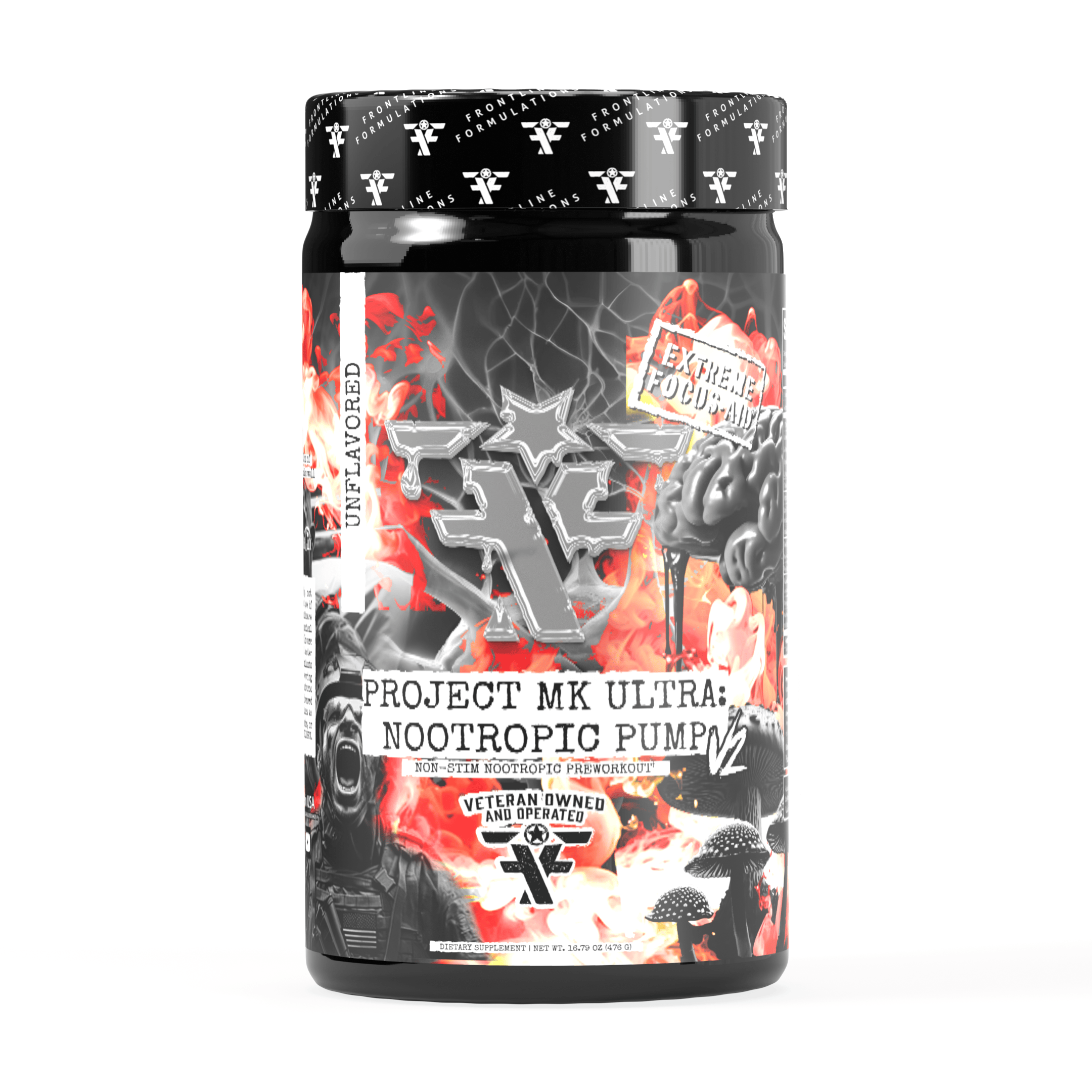 Project MK Ultra Non-Stim Nootropic Pre-Workout | Frontline Formulations