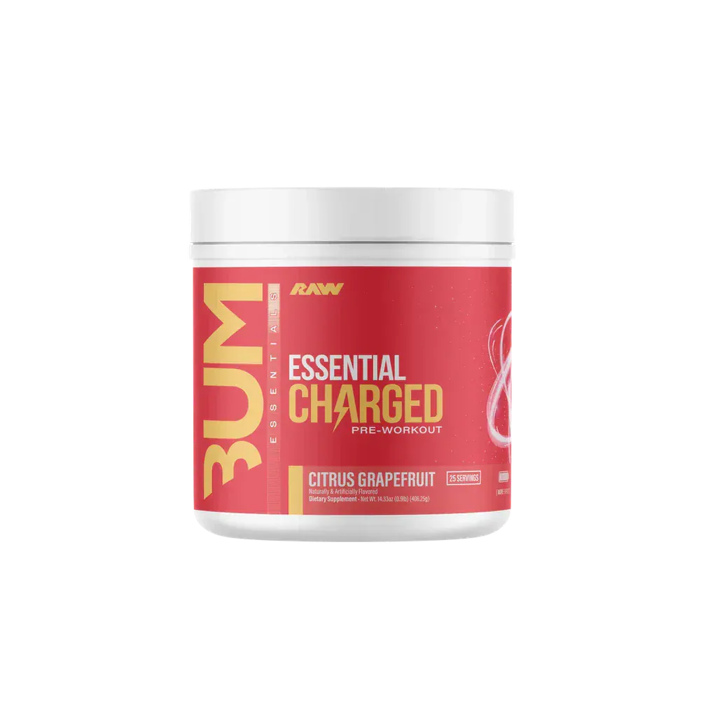 Bum Essentials Charged Pre-Workout | Raw Nutrition Performance Formula
