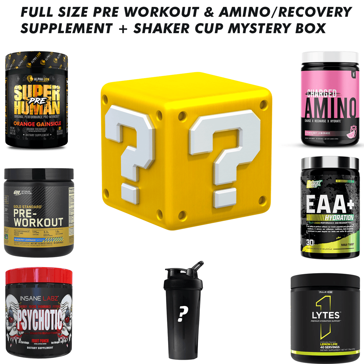 Suppz Mystery Box - Surprise Supplement & Fitness Bundle | Suppz